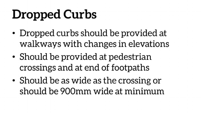 BP 344 Drop Curbs | PDF