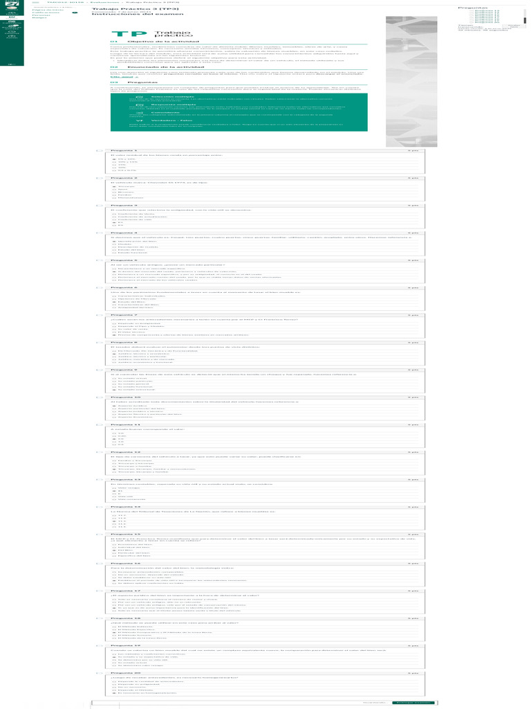 TP3 TASACIONES 100% | PDF