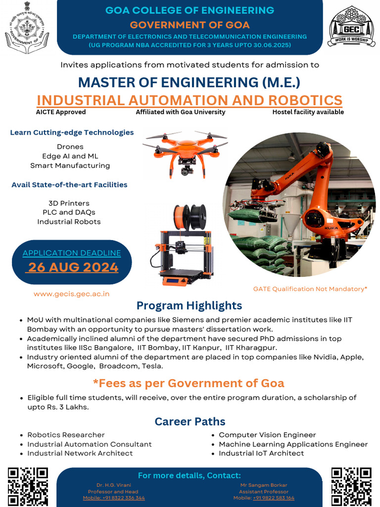 GEC ME IAR Poster | PDF