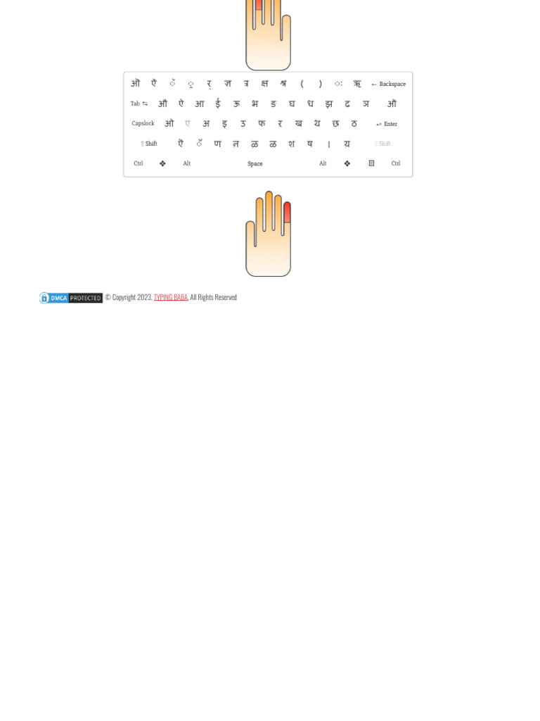 Hindi Typing Tutor Mangal - Inscript Layout Lesson 65 | PDF