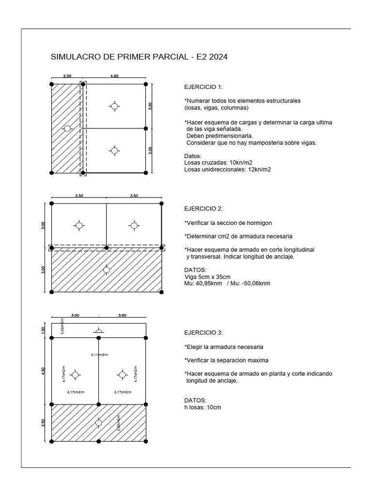 Modelo de Parcial E2 2024 | PDF