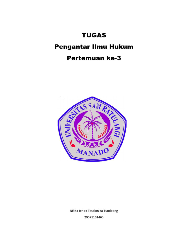 Contoh Tugas PIH | PDF