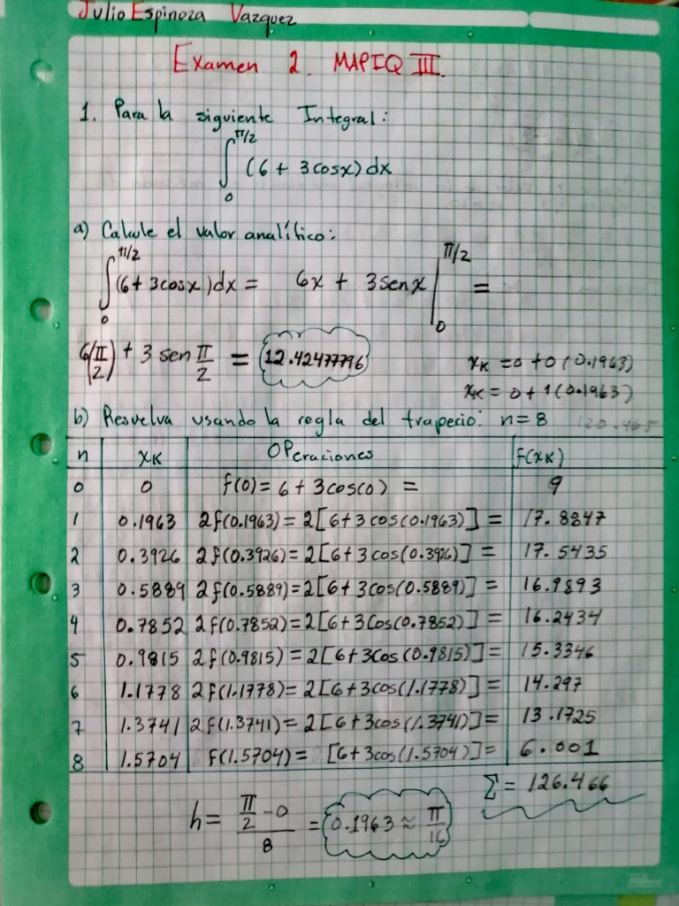 Espinoza Vázquez Julio - Examen 2 MAPIQ III | PDF