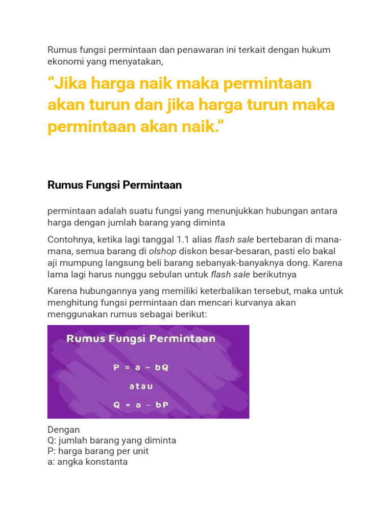 PERMINTAAN | PDF