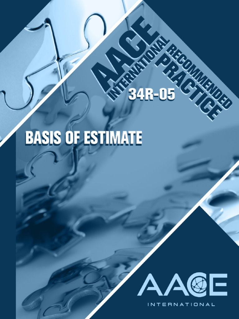 AACE RP 34R-05 Basis of Estimate | PDF