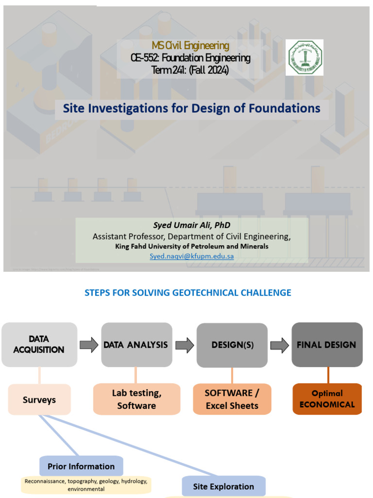 Geotechnical Investigations | PDF