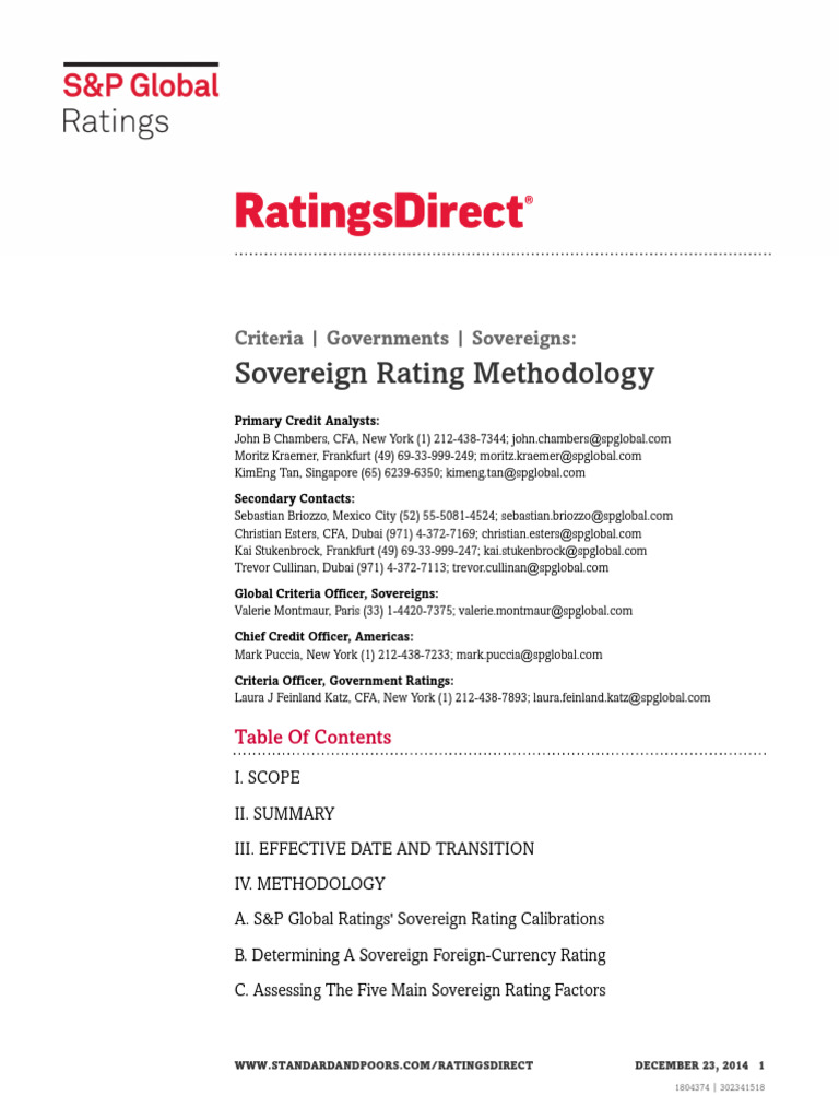 Sovereign-Rating-Methodology-1 | PDF