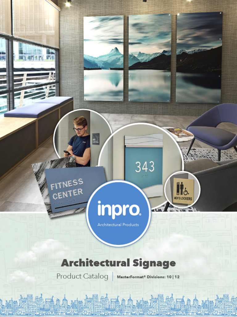 2024 Architectural Signage Catalog Individual Pdf
