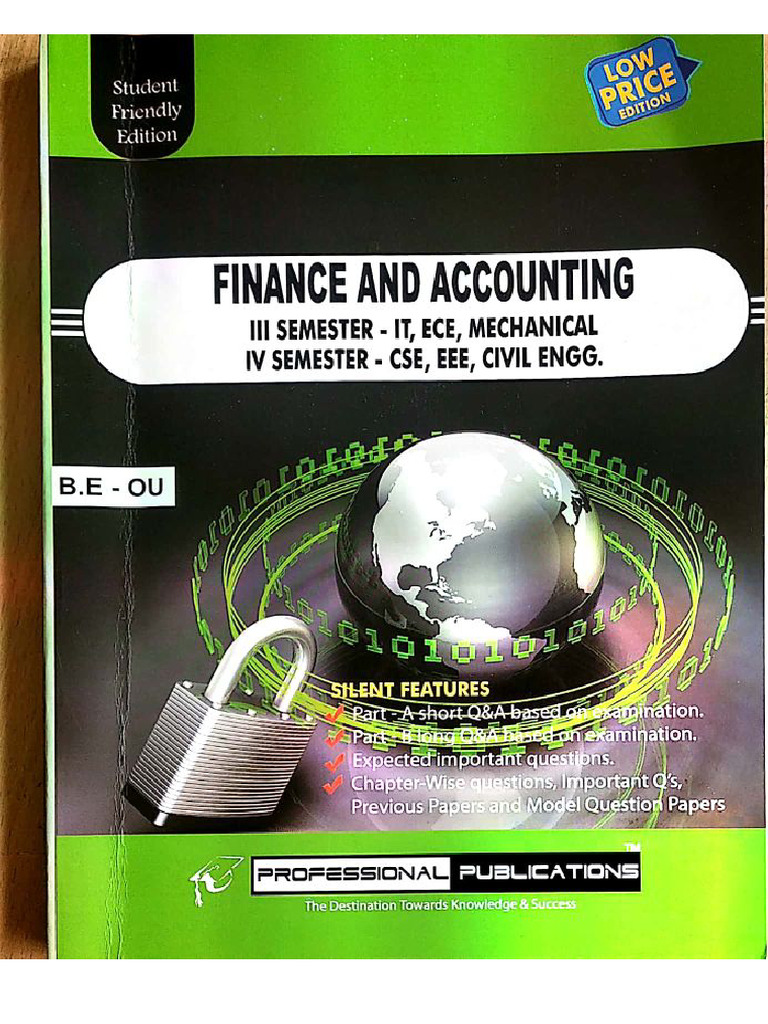 Finance And Accounting Unit 1 5 Pdf