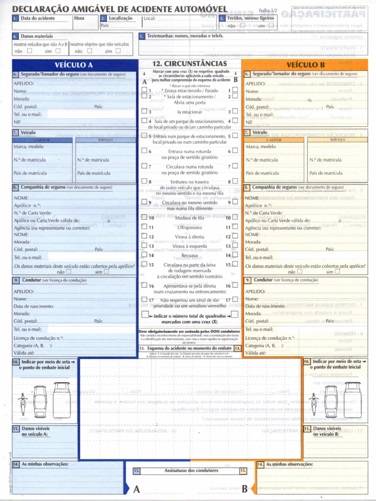 Declaração Amigável | PDF