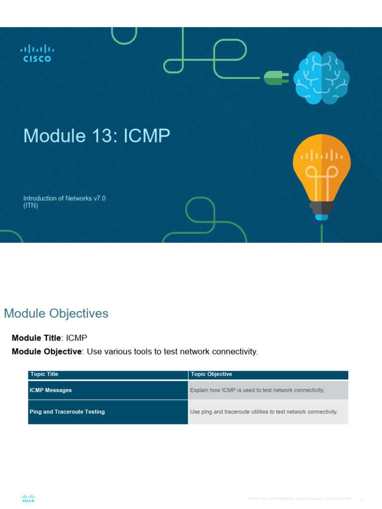 Module 13 ICMP | PDF