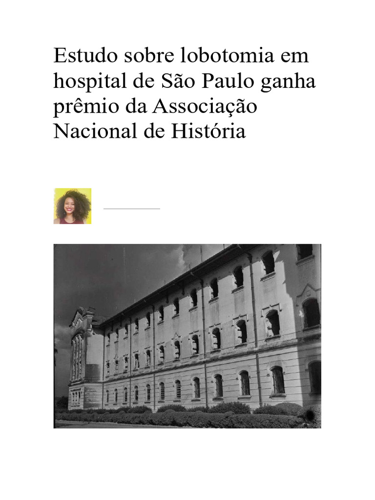 Estudo Sobre Lobotomia | PDF