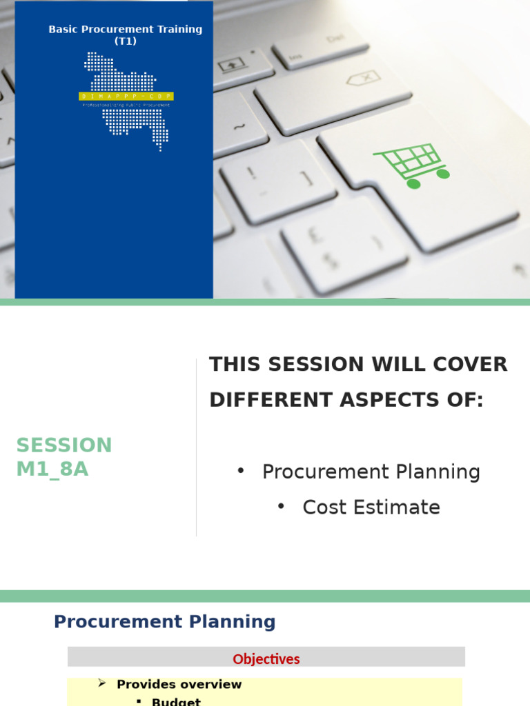 M1-8A Procurement Planning, Official Cost Estimate | PDF | Procurement | Business