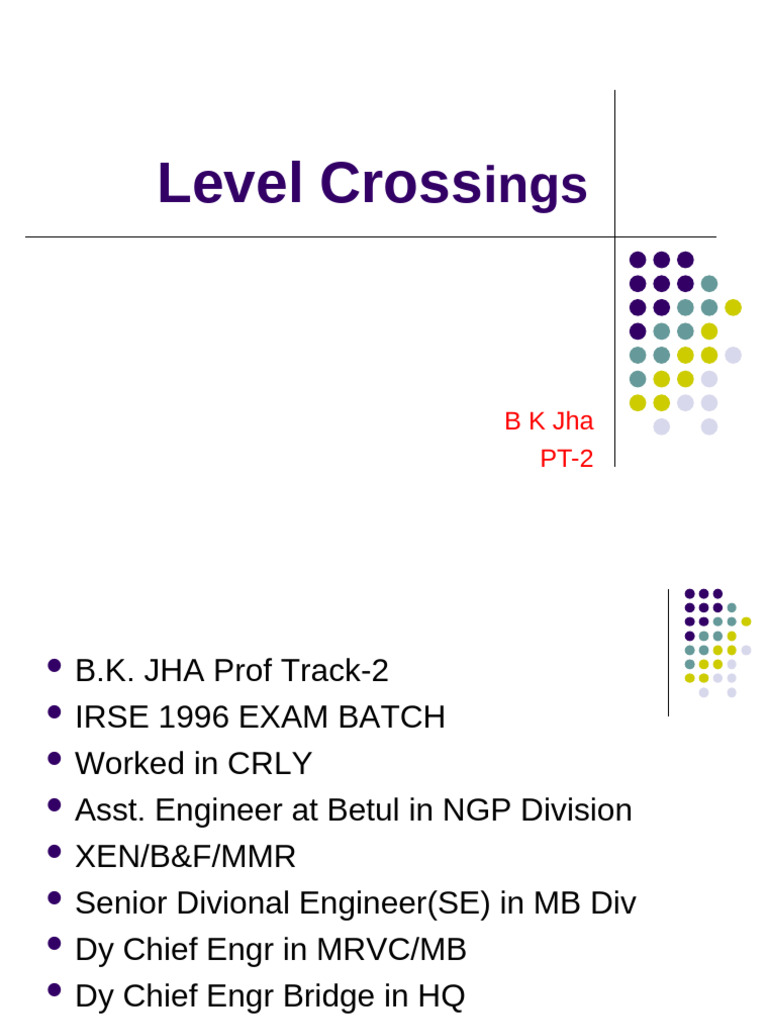 Level Crossings | PDF