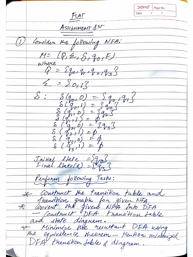 Assignment 1st - FLAT | PDF