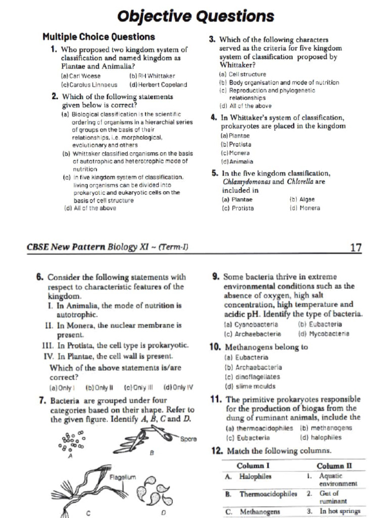 Botany Practice Questions | PDF | Fungus | Bacteria