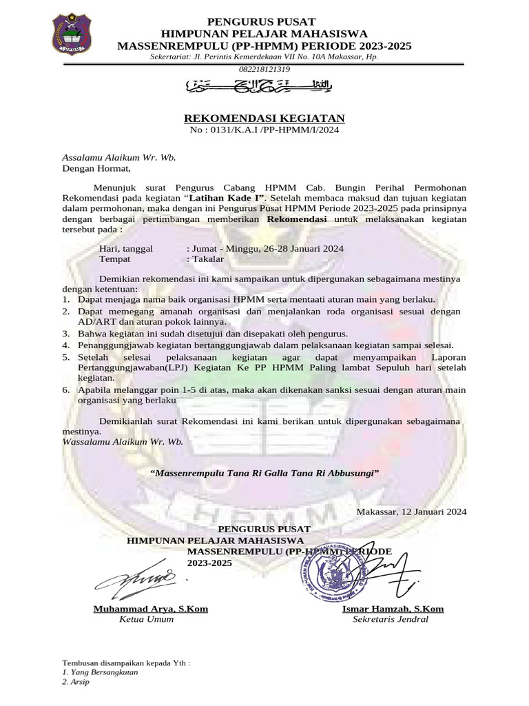 REKOMENDASI LK (1) (3) | PDF