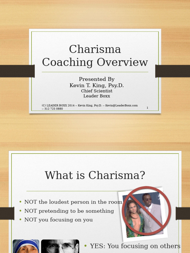 Charisma Coaching Model | PDF | Leadership | Cognitive Science