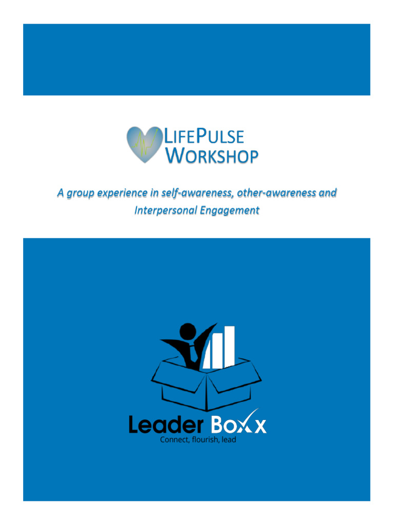 LifePulse Workshop Overview - 1.5day Generic | PDF