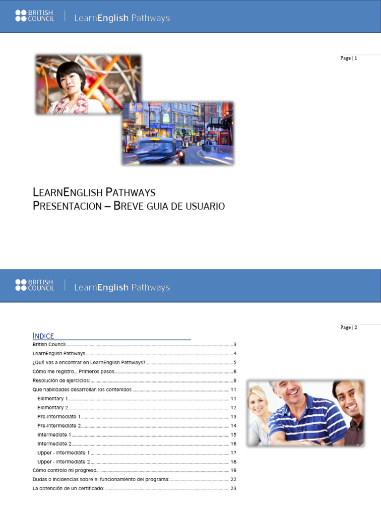 Guia Usuario Learn English Pathways 2 2 | PDF