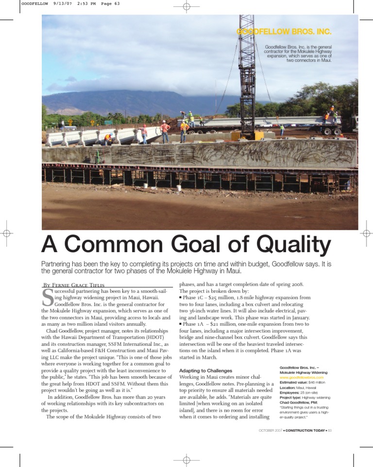 Construction Today Magazine | PDF | Engineering | Business