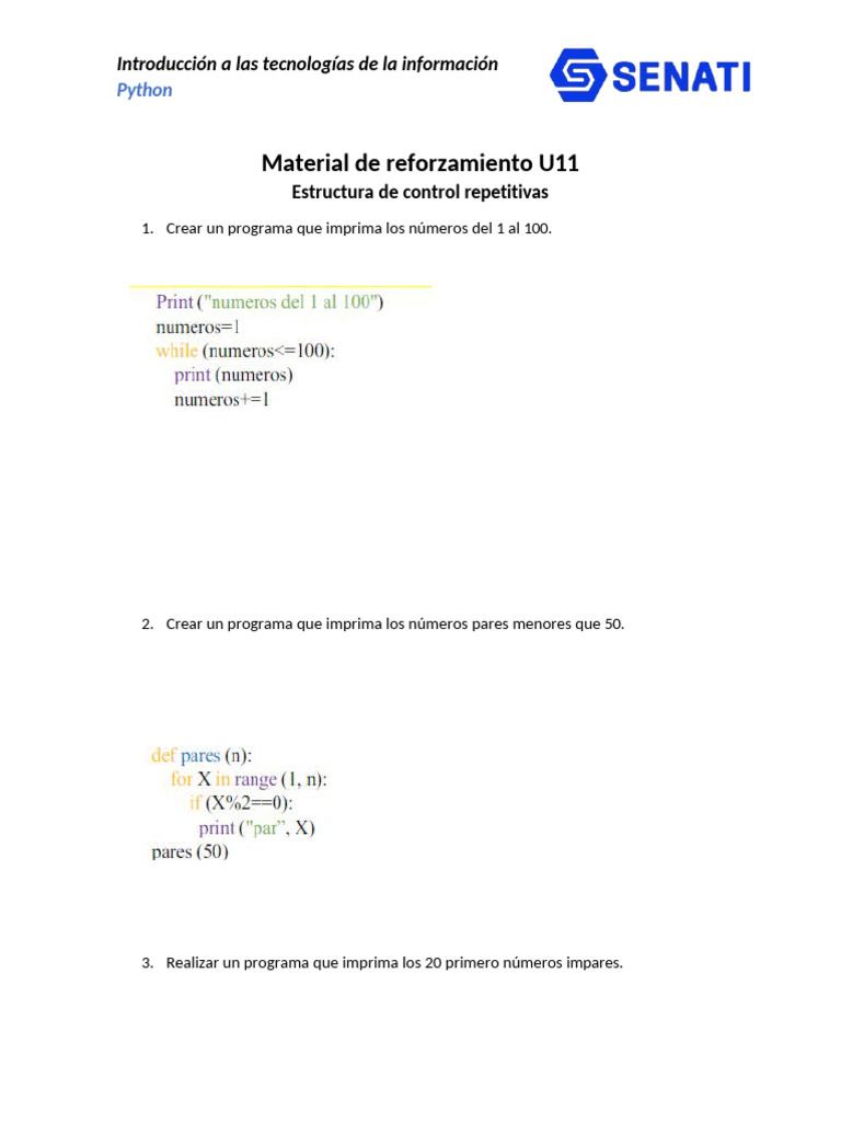 Material de Reforzamiento U11 | PDF