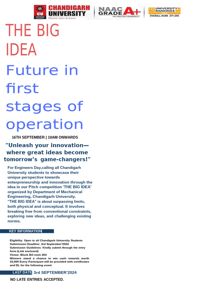 StartUp Pitch Poster PDF | PDF