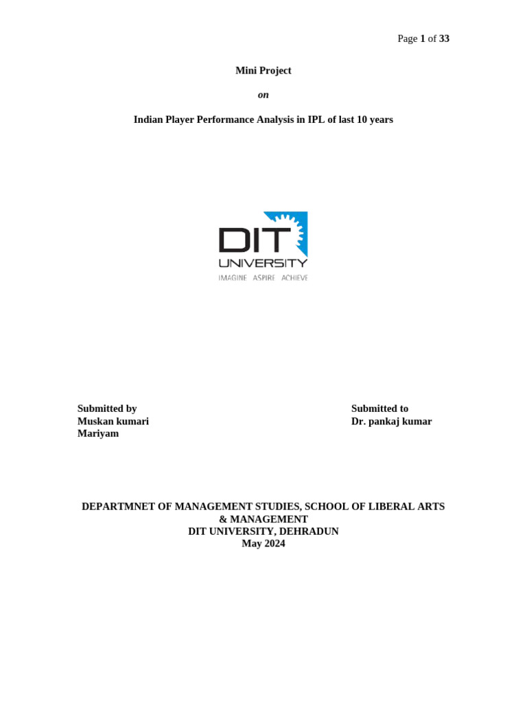 Mini Project - Python - Muskan - 21379 | PDF Mini Project - Python - Muskan - 21379 | PDF