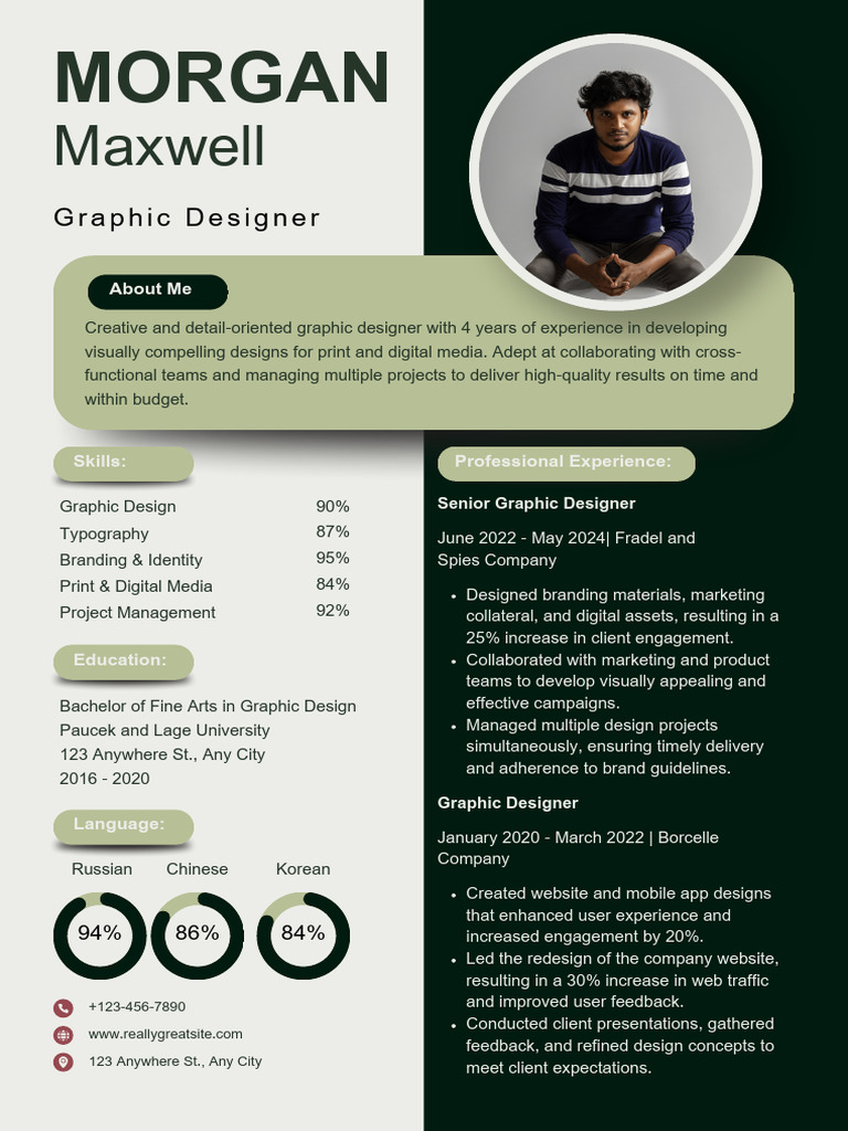 Green Elegant Professional Resume (1) | PDF