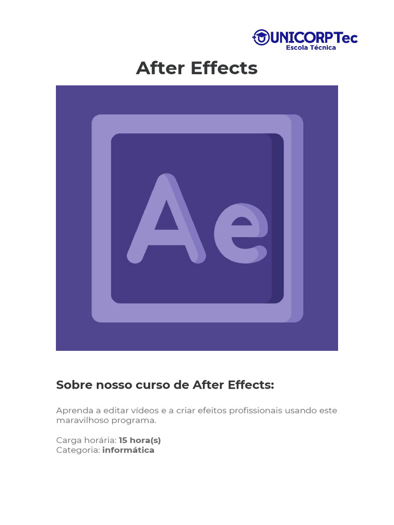 After Effects - Profissionalizante | PDF