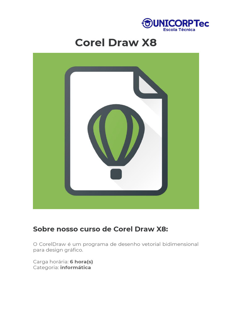 Corel Draw X8 - Profissionalizante | PDF