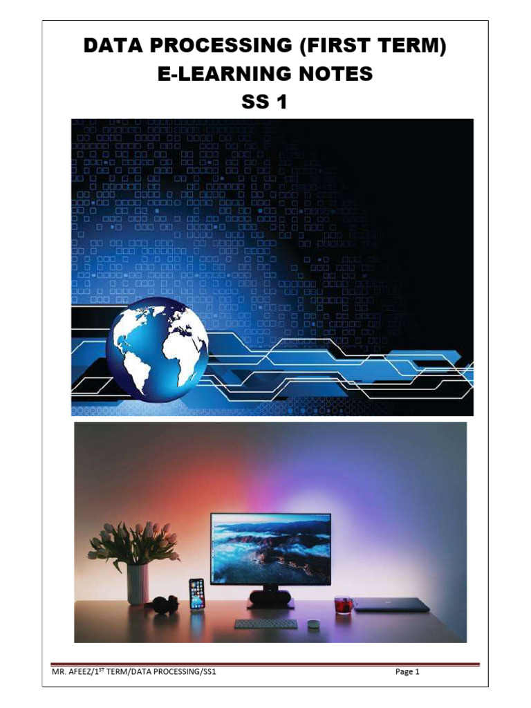 SS1 Enotee First Term D.pro | PDF