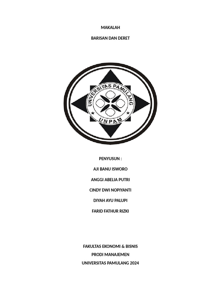 Makalah Barisan Dan Deret | PDF