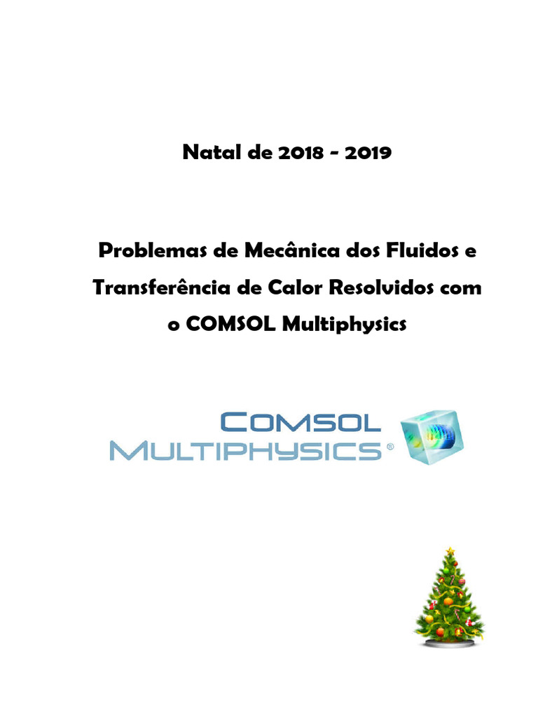 Problemas de Mecânica Dos Fluidos e Transferência de Calor Resolvidos Com COMSOL Multiphysics | PDF