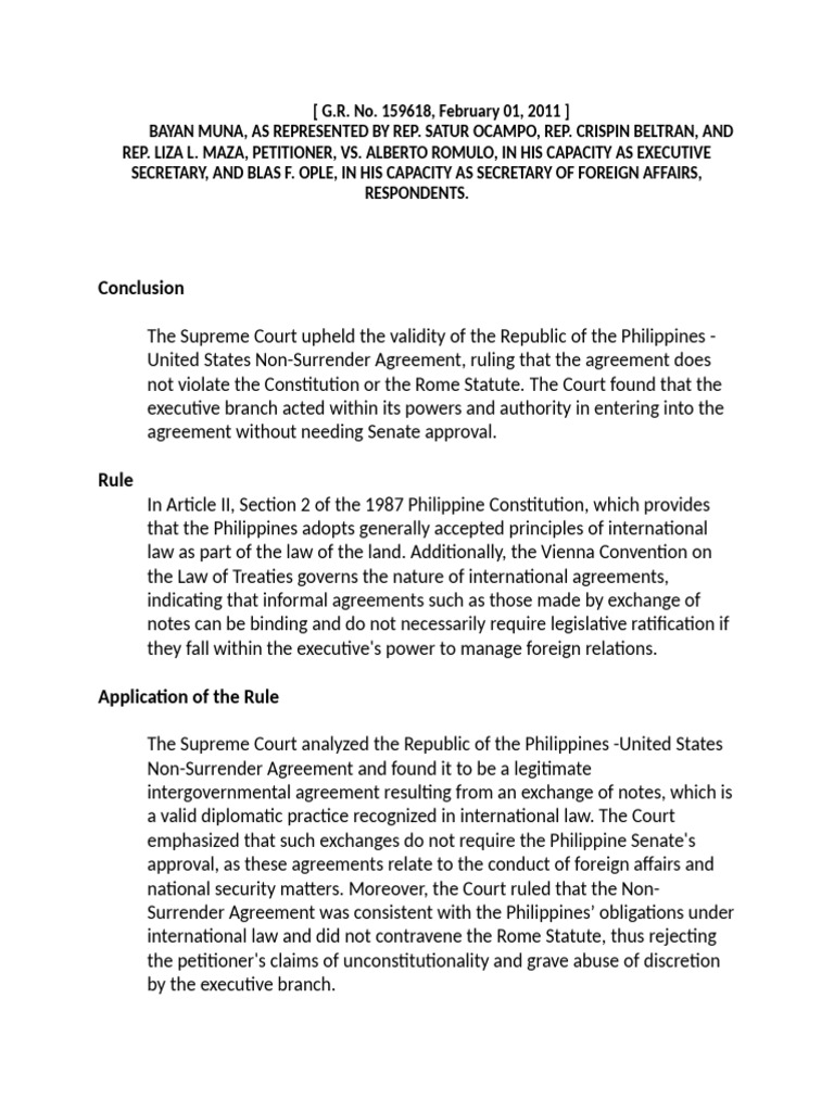 Bayan Muna, As Represented by Rep. Satur Ocampo, Rep. Crispin Beltran ...