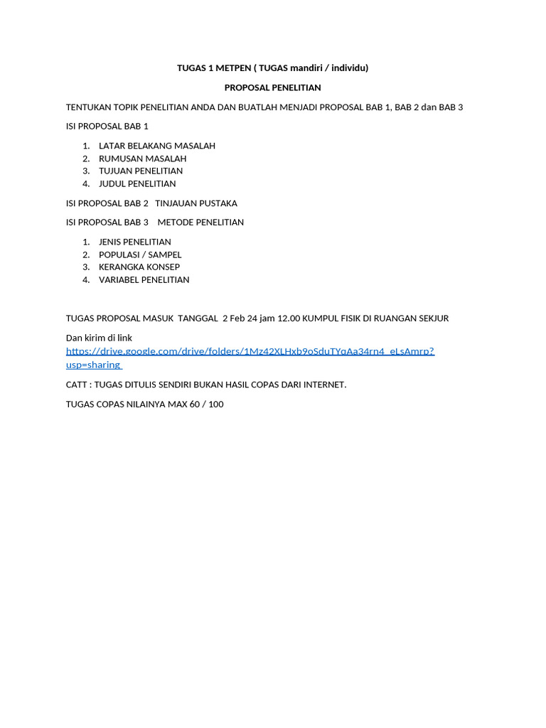 Tugas Uts Metpen | PDF