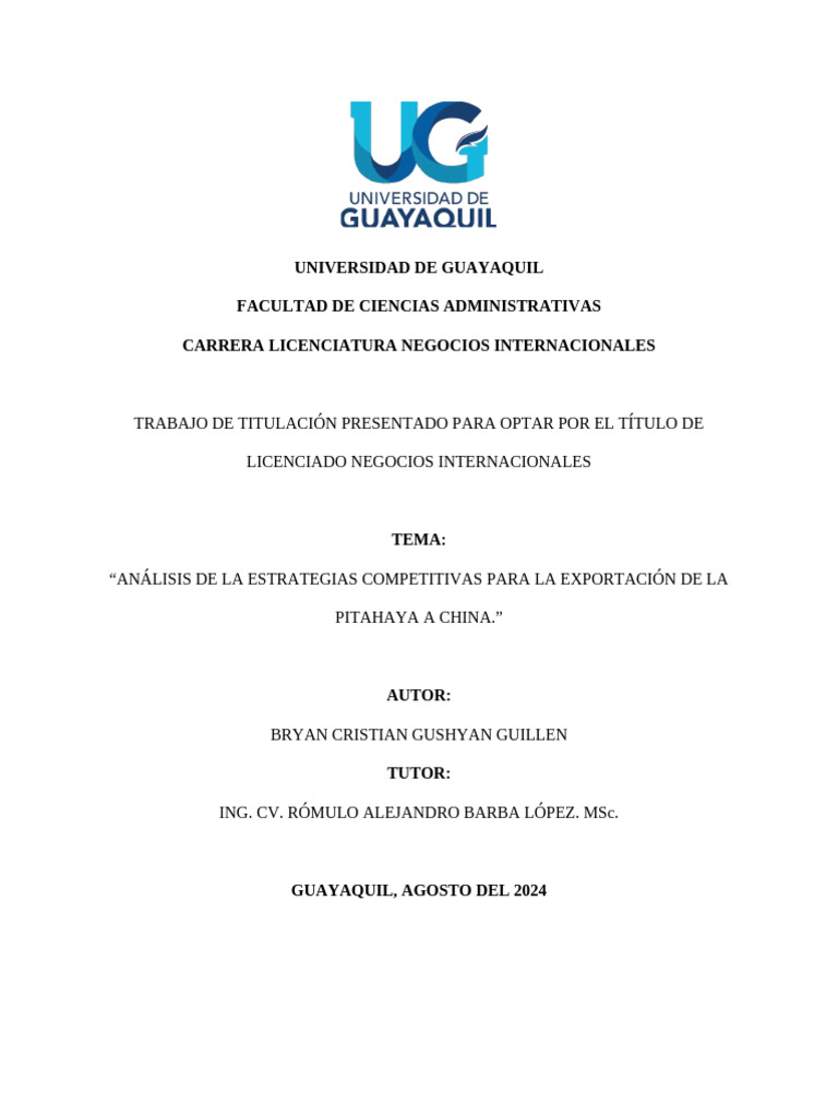 Tesis - GUSHÑAY BRYAN | PDF