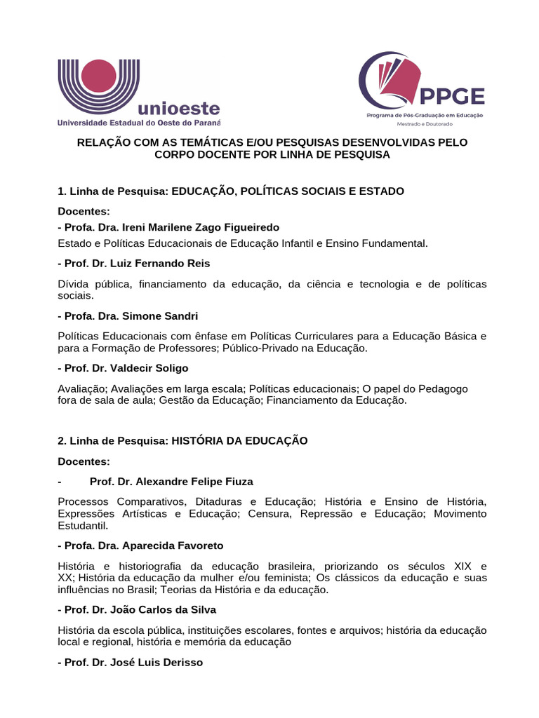 Tematicas 2025 | PDF