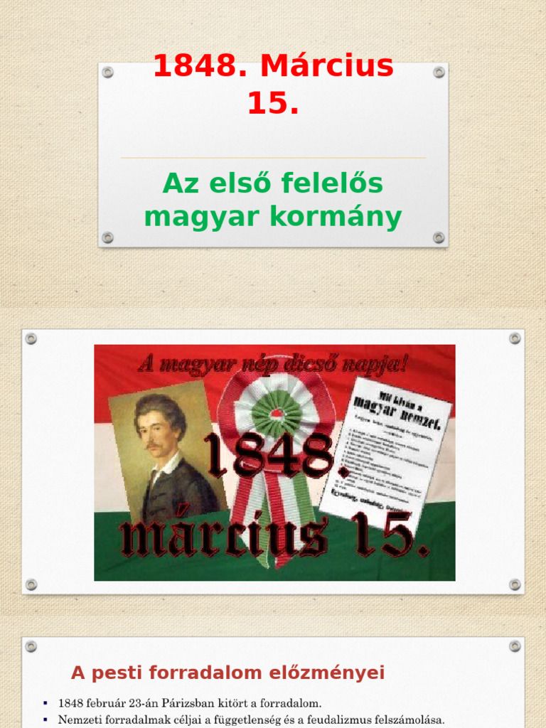 Március 15 | PDF