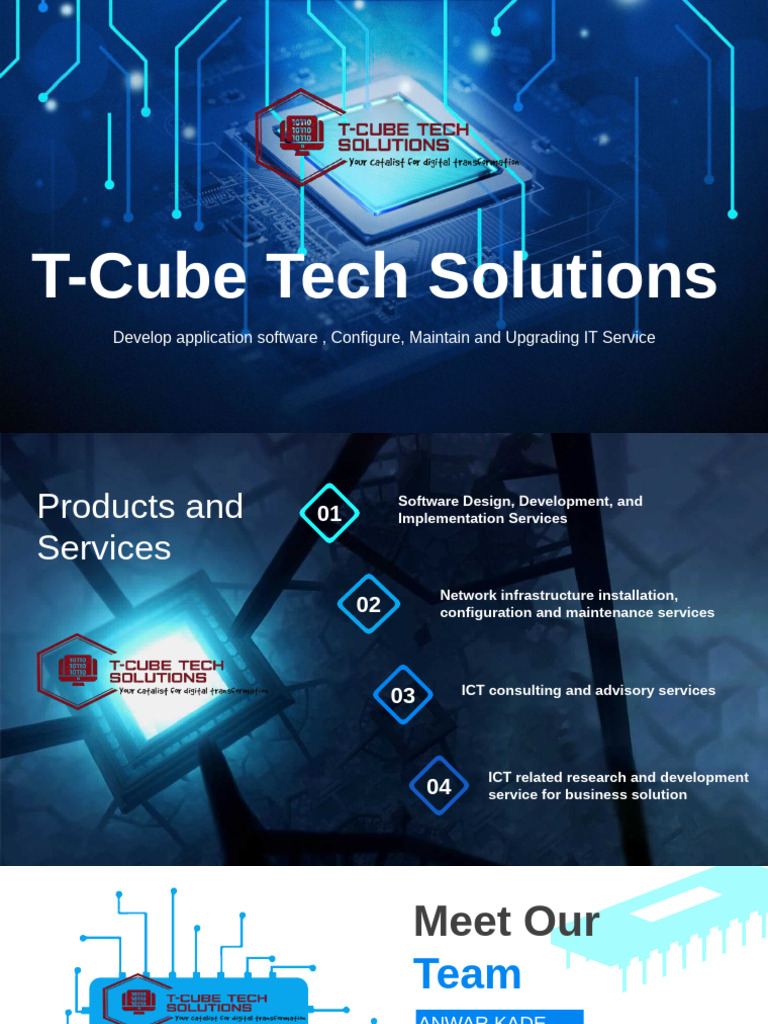 Computer Hardware Technology PowerPoint Templates | PDF