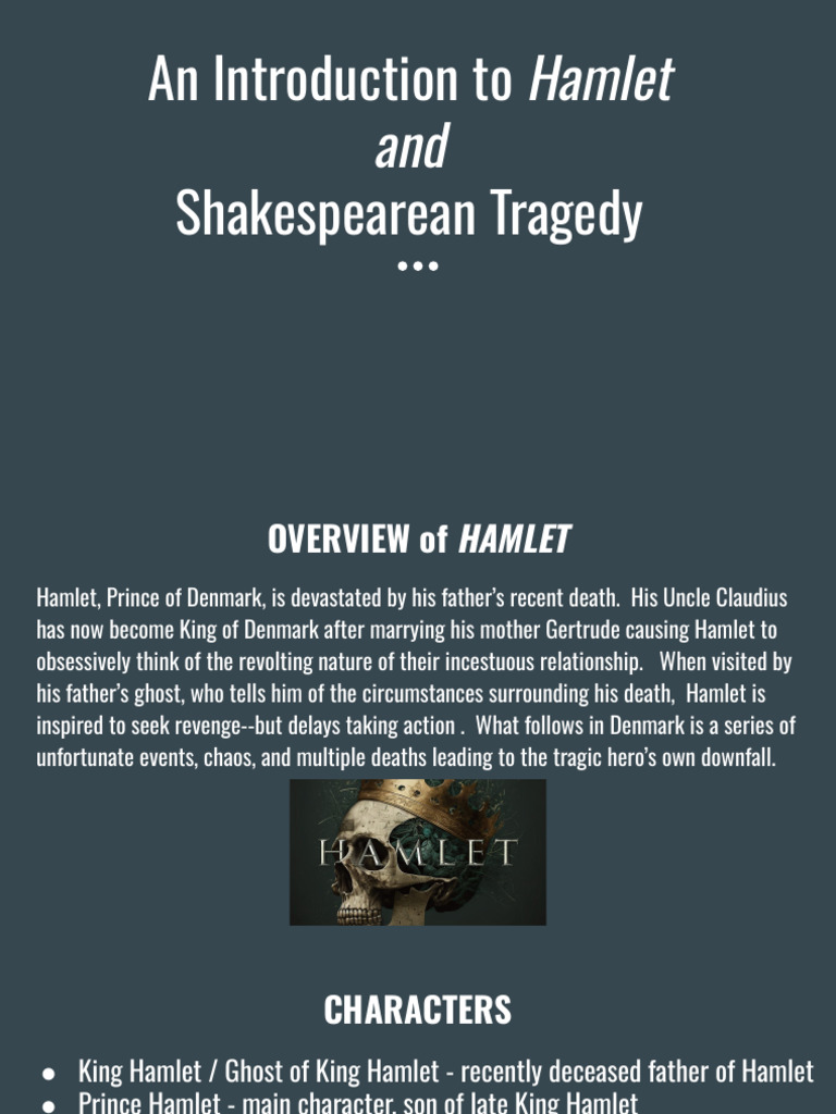 Introduction To Hamlet and Shakespearean Tragedy | PDF