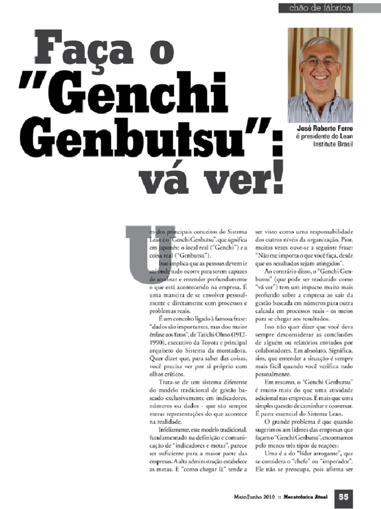 Faca o Genchi Genbutsu Va Ver | PDF