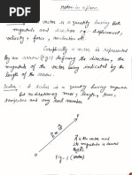 Vectors Class 11 Physics Notes | PDF