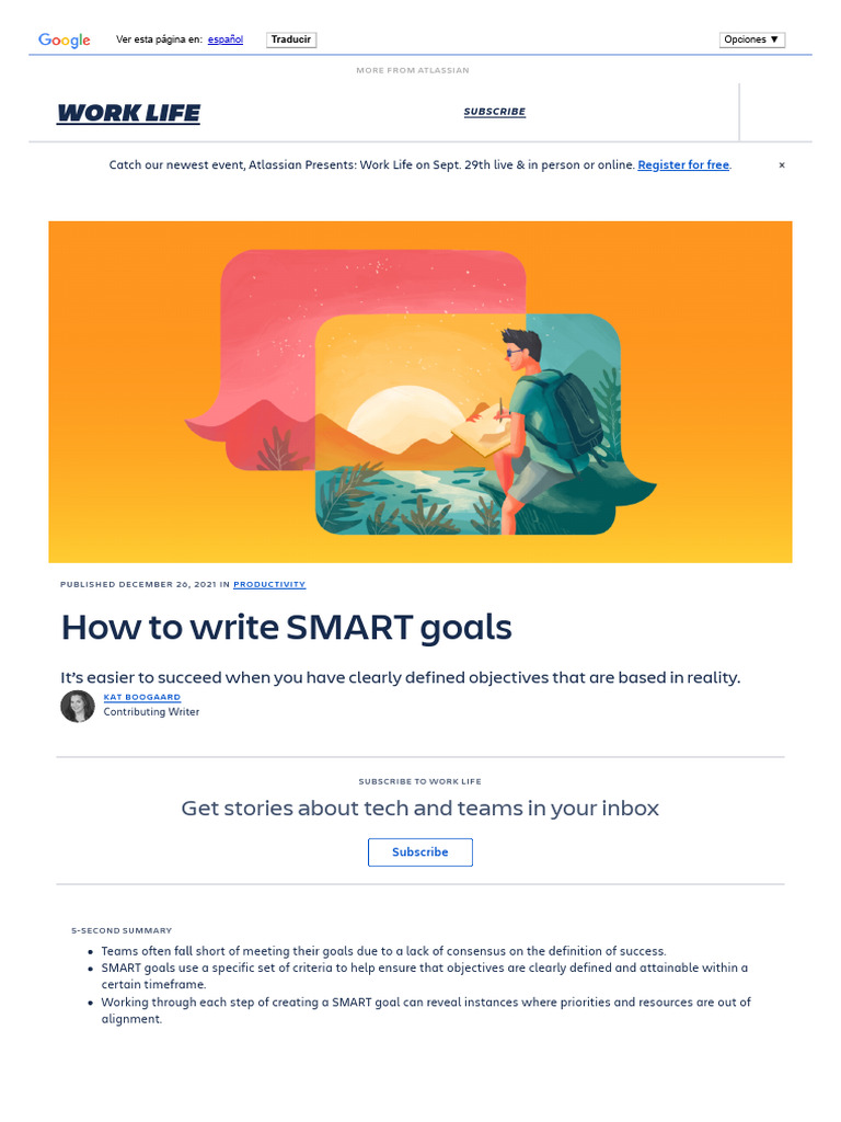 How To Write SMART Goals (With Examples) | PDF | Social Media | Popular ...
