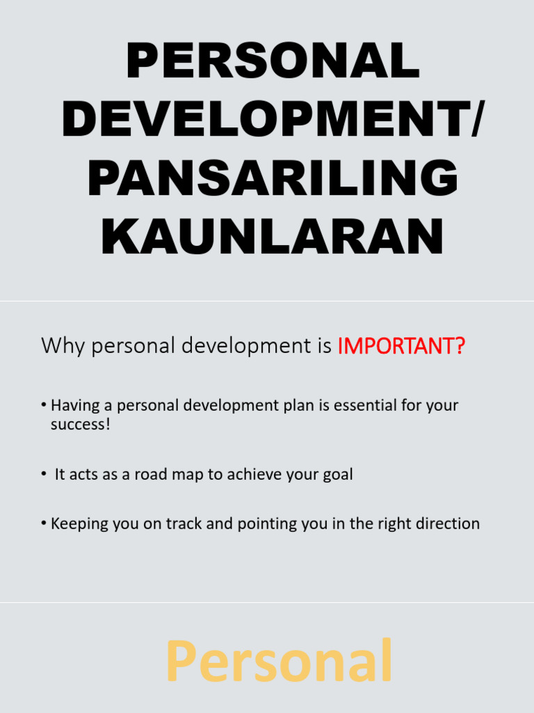 QUARTER-1-LESSON-1 Perdev 11 | PDF | Self | Self Concept