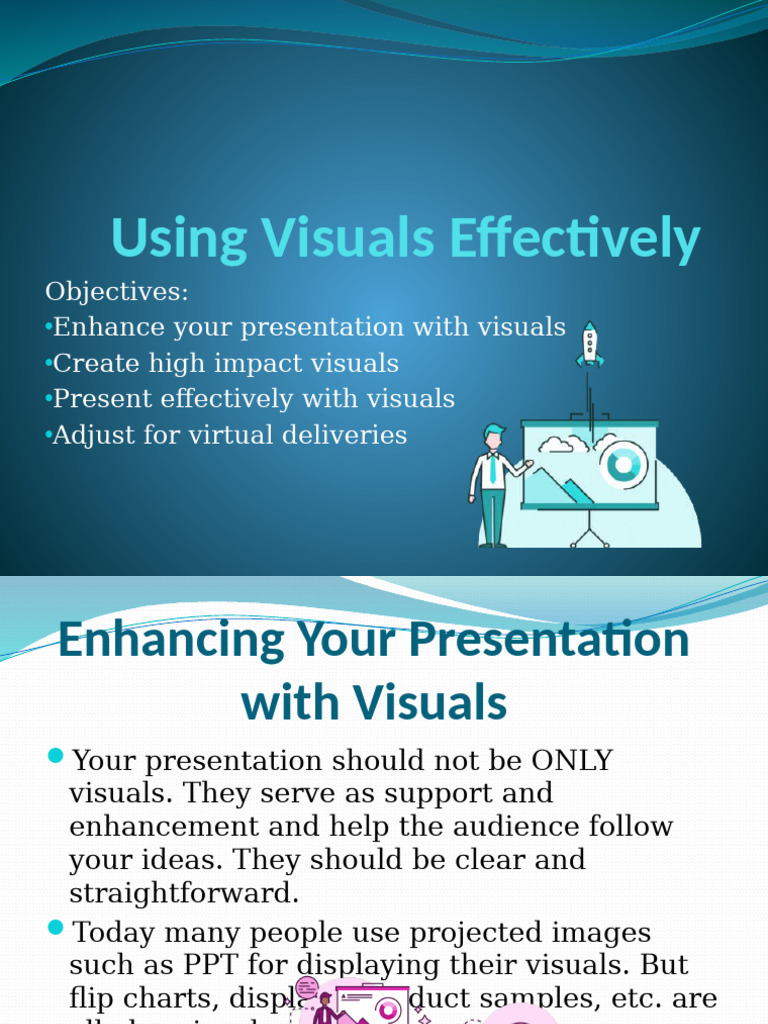 Week 9 Using Visuals Effectively | PDF