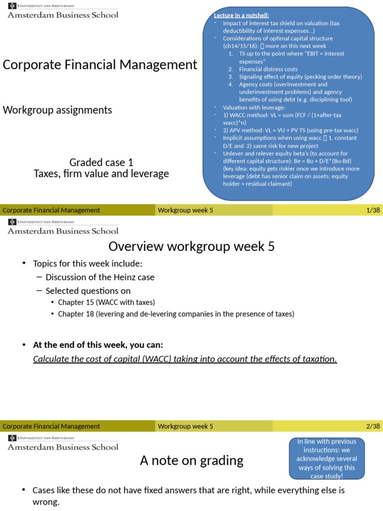 Workgroup Assignments 5 With Answers | PDF