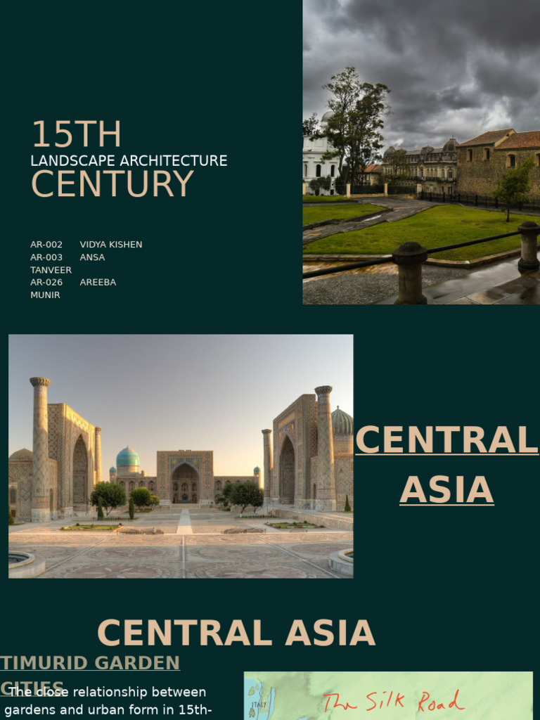 15TH Century: Landscape Architecture | PDF