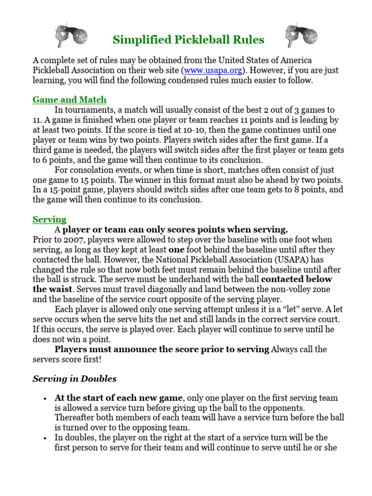Pickleball | PDF
