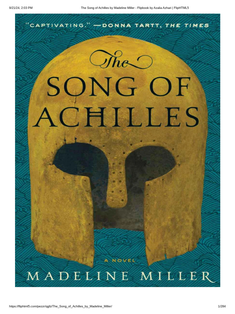 The Song of Achilles by Madeline Miller - Flipbook by Azalia Azhari ...